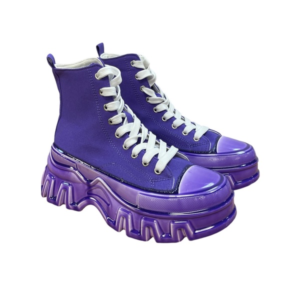 Mata Shoes | Shoes | Mata Shoes Throw It Up Purple High Top Converse ...